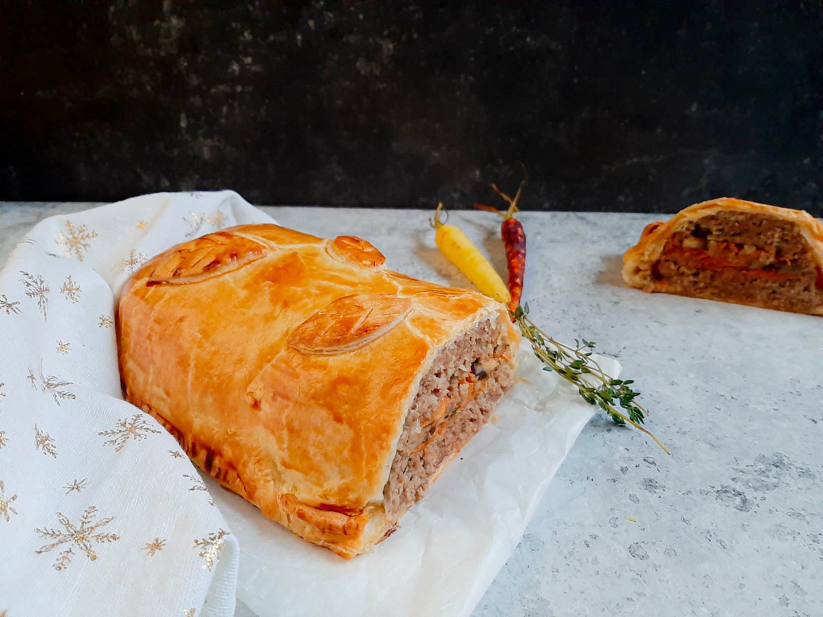 Gevuld gehaktbrood in bladerdeeg | Koken&Bakken doe je zo